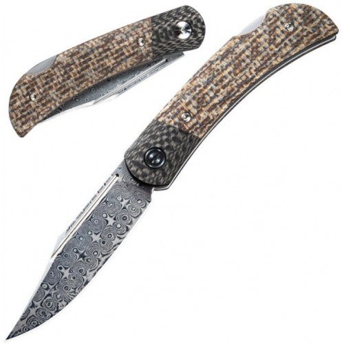 Civivi Rustic Gent Brown Damascus civc914ds2 - By Country | China