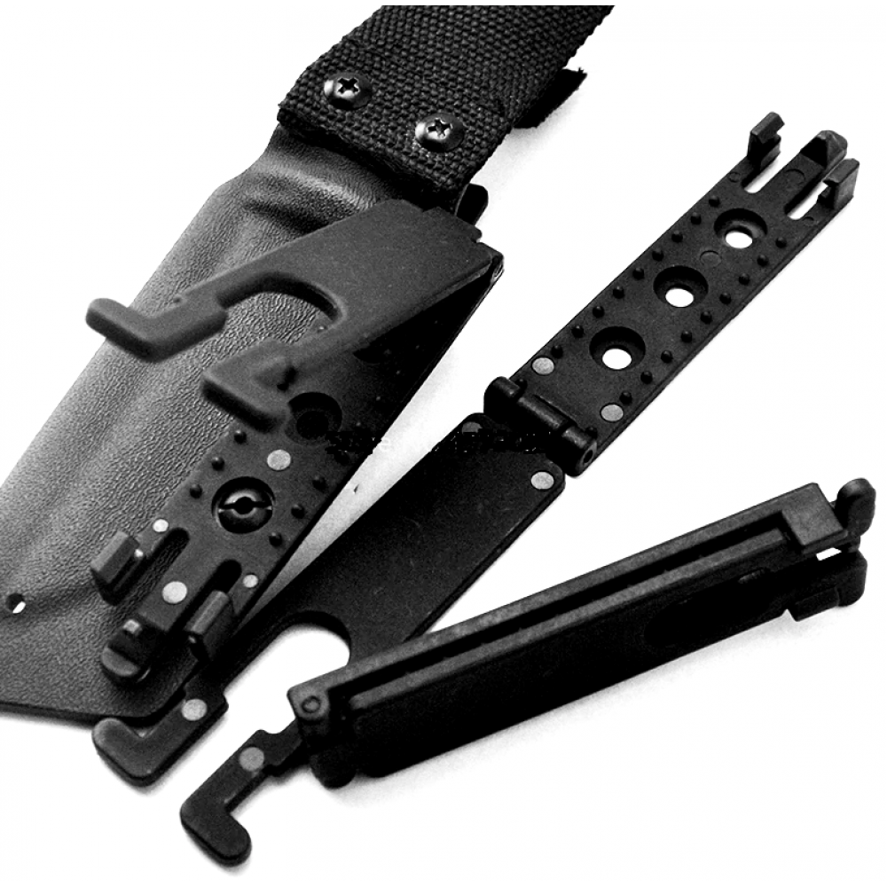 MOLLE Anchor Kydex Sheath Holder Black - Sheaths - Stands | Anchoring ...