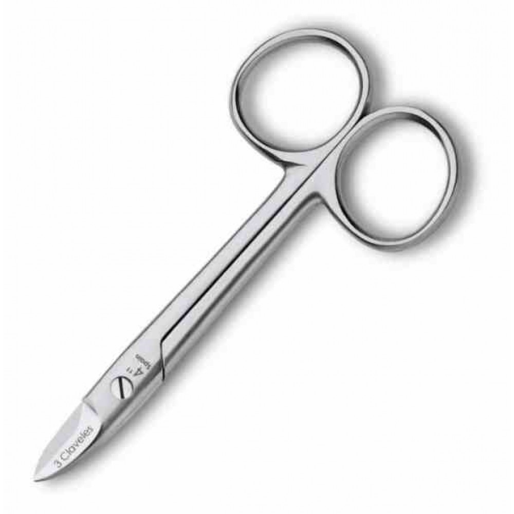 3 Claveles Pedicure Scissors Thick Nails 4" 02020